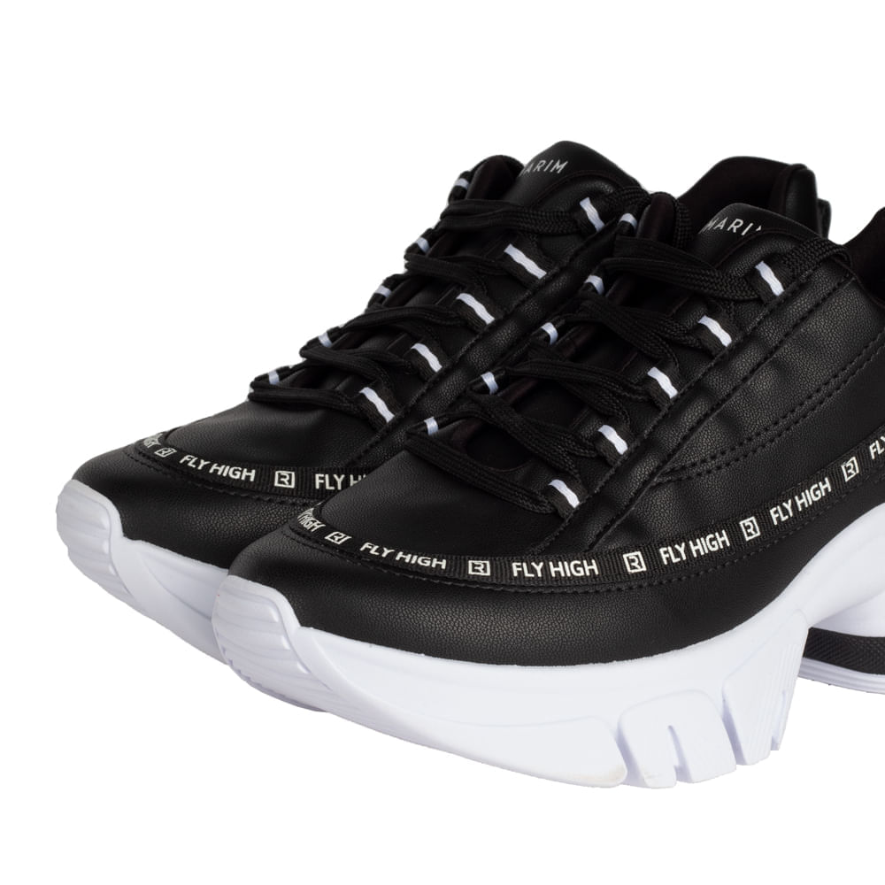 Tênis Feminino Ramarim Chunky Fly High Preto - Passarela - Moda e Calçados