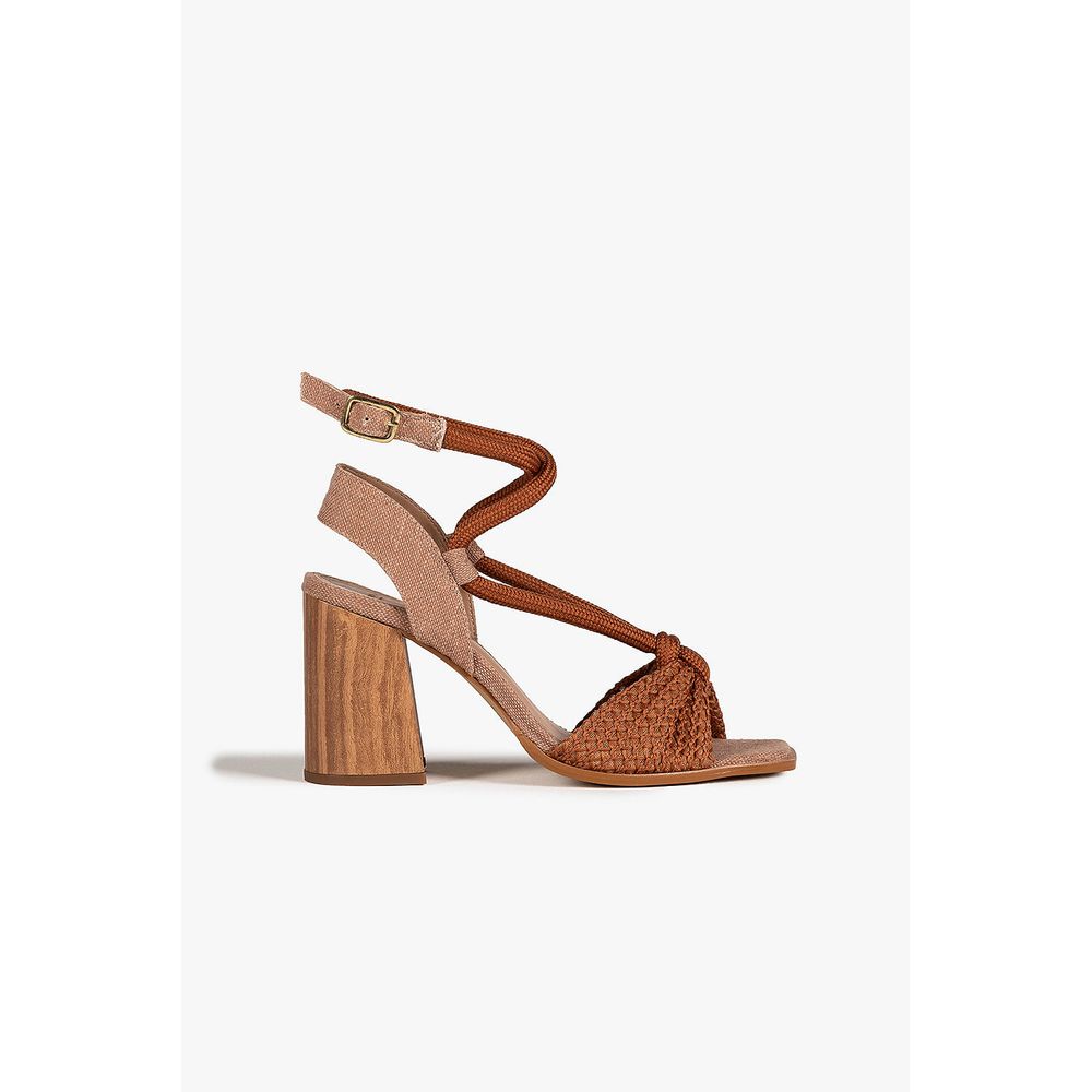 Sandália Feminina Salto Alto Mundial Evanya - Passarela - Moda e Calçados