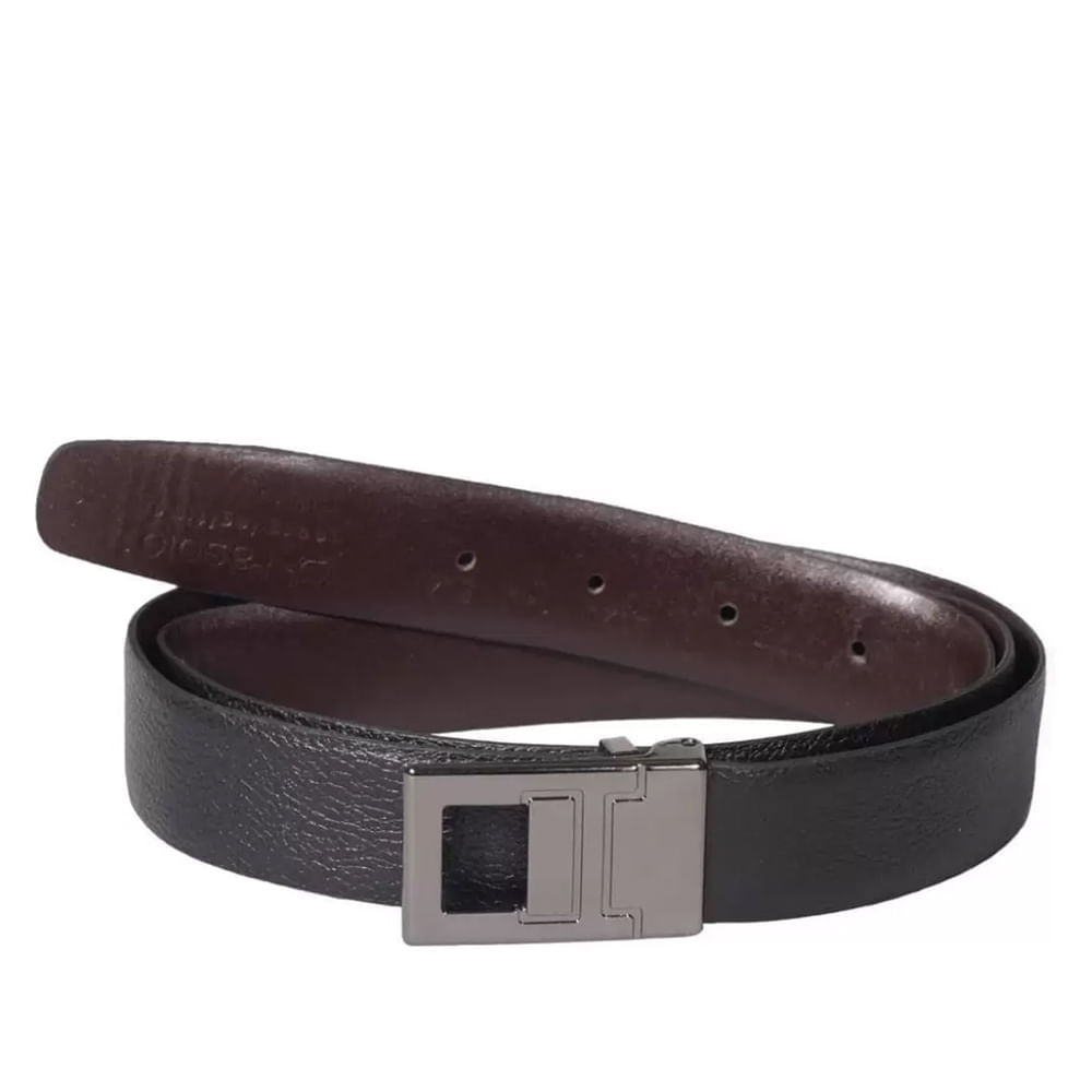 Cinto Masculino Fasolo Reversível Couro G020161 Preto/marrom ...