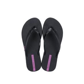 Chinelo Dedo Ipanema Preto e Lilás Feminino - Passarela - Moda e Calçados